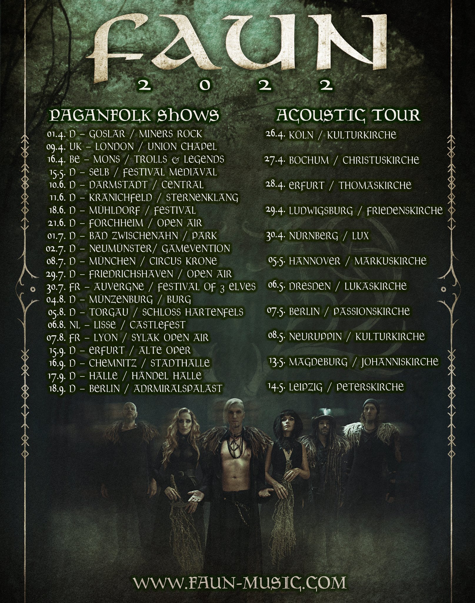 FAUN mit „Pagan“ auf Tour! – Music-Rebels.Com
