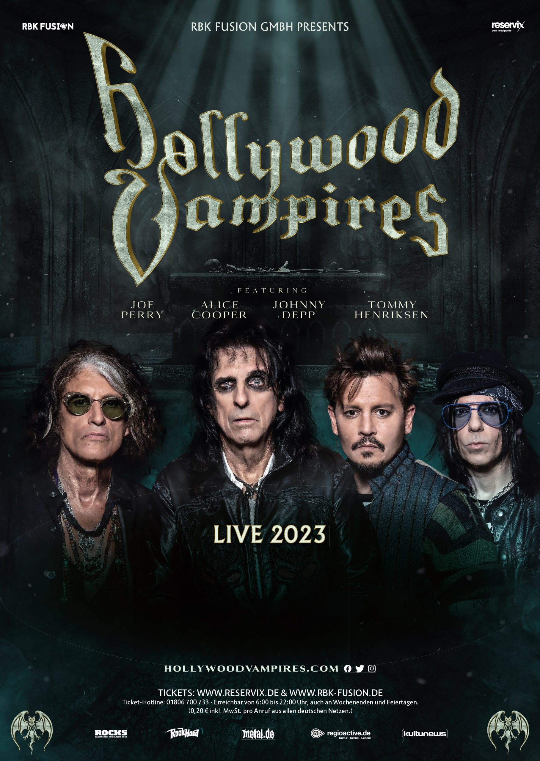 Alice Cooper is back in Germany with THE HOLLYWOOD VAMPIRES! 6 Shows in ...