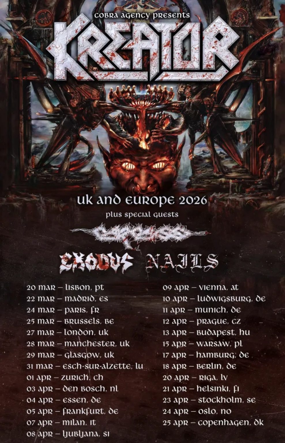 KREATOR unleash fierce new single “satanic anarchy” from upcoming album ...